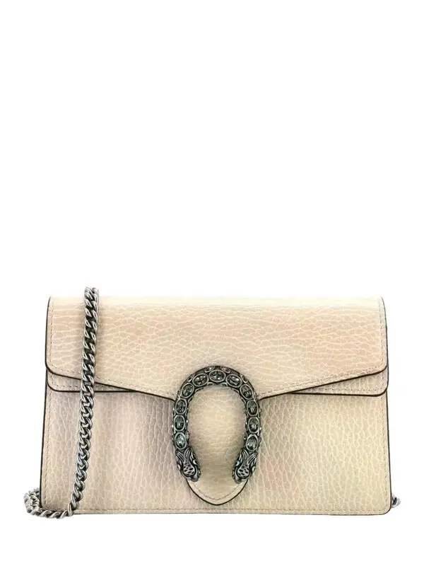 Gucci Dionysus Super Mini Clutch Bag - Neutrals