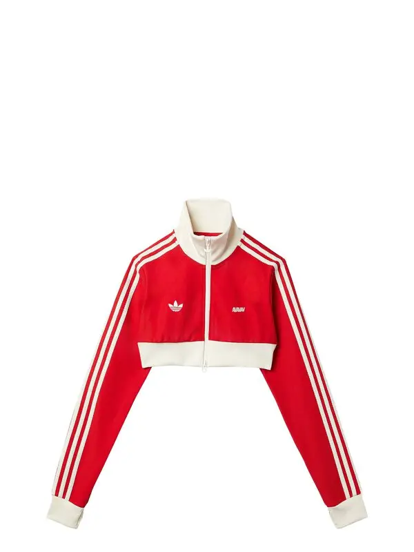 Adidas X Avavav Cropped Track Top - Red