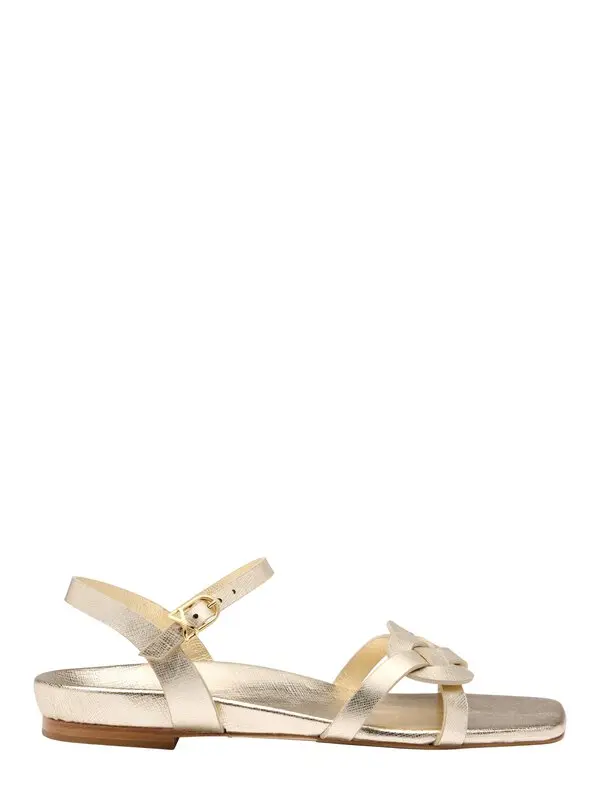 Sarah Flint Perfect Dawn Sandal - Gold Textured Saffiano