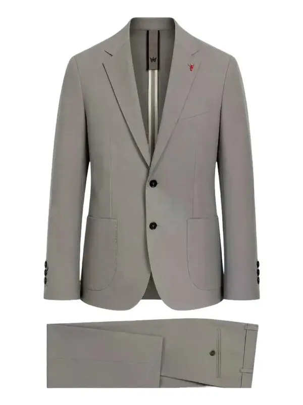 MULISH Dante Notched-lapel Suit - Grey
