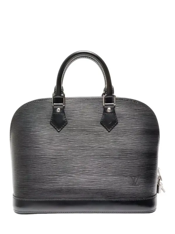 LOUIS VUITTON Epi Alma Pm Handbag - Black