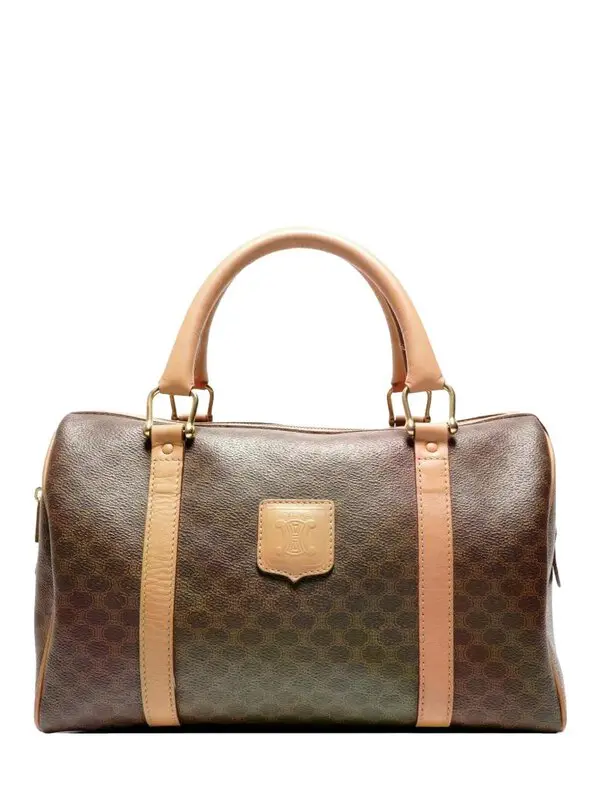 Celine Macadam Boston Bag - Brown