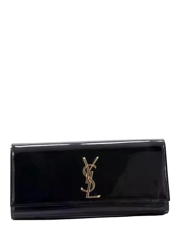 Saint Laurent Patent Leather Clutch Bag - Black