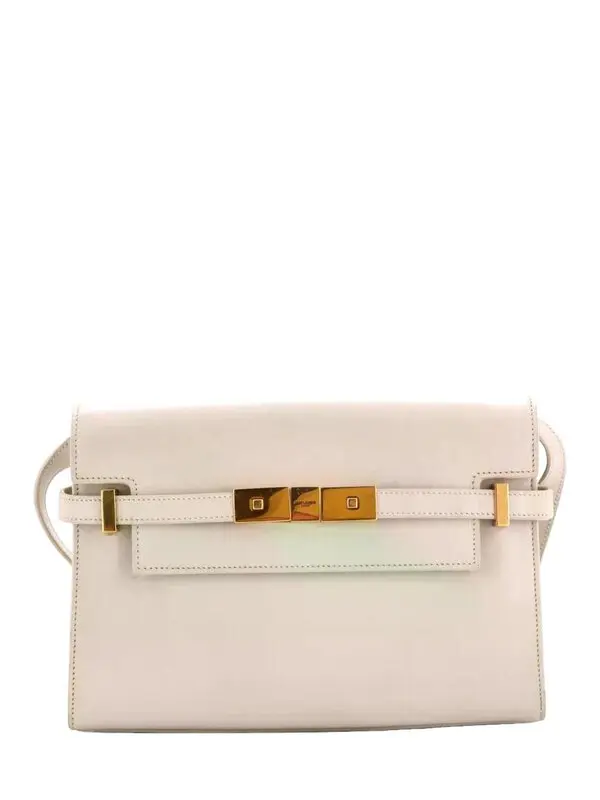 Saint Laurent Manhattan Small Shoulder Bag - Neutrals