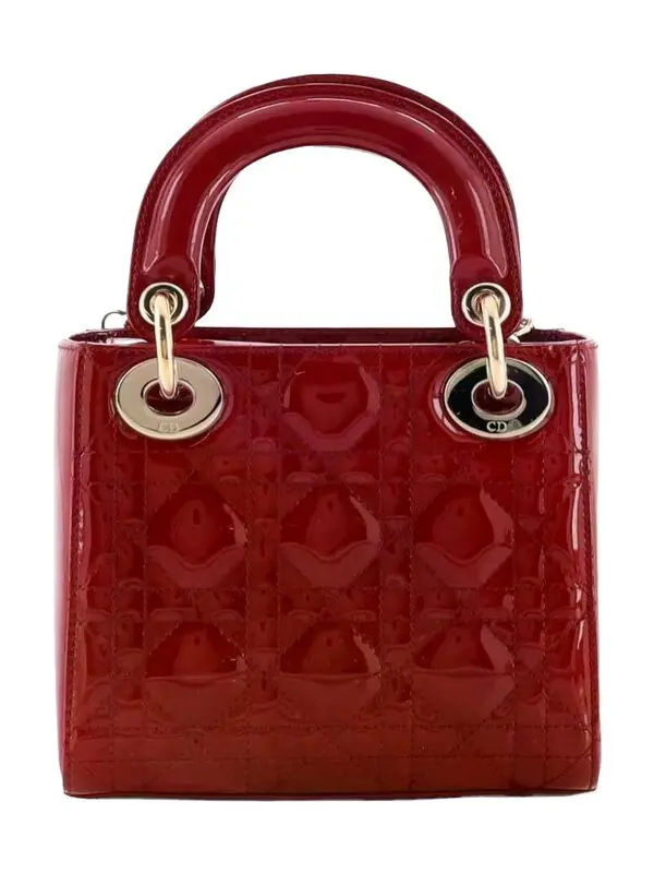 Dior Lady Chain Bag - Red