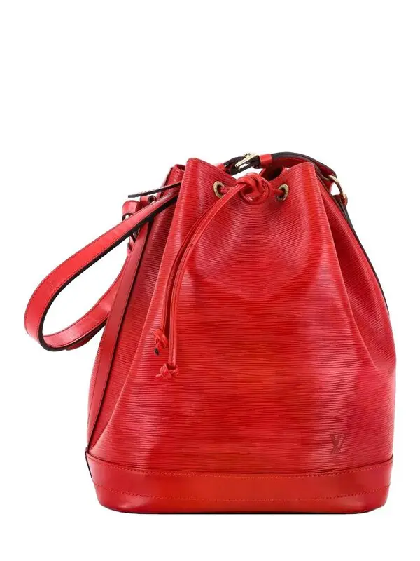LOUIS VUITTON Noe Epi Leather Bucket Bag - Red