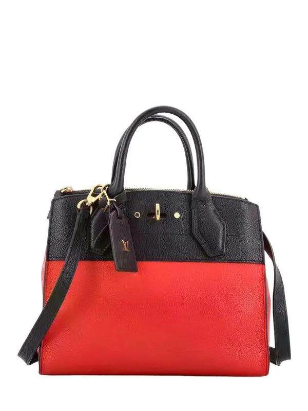 LOUIS VUITTON City Steamer Pm Satchel - Red
