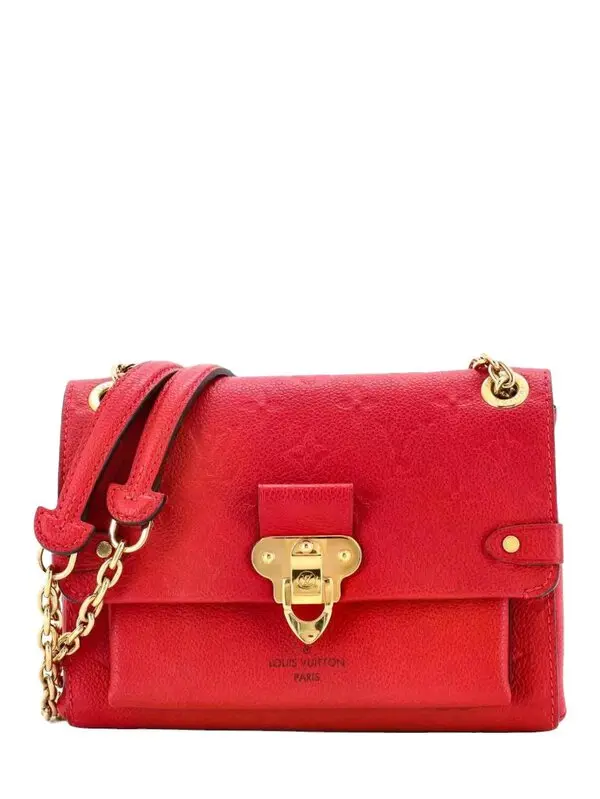 LOUIS VUITTON Monogram Empreinte Vavin Bb Bag - Red