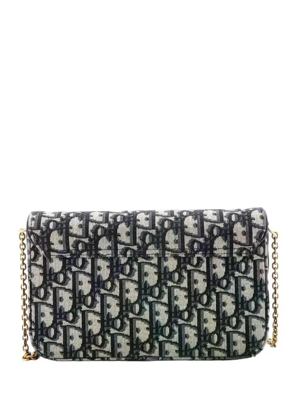 Dior Saddle Chain Clutch Bag - Blue