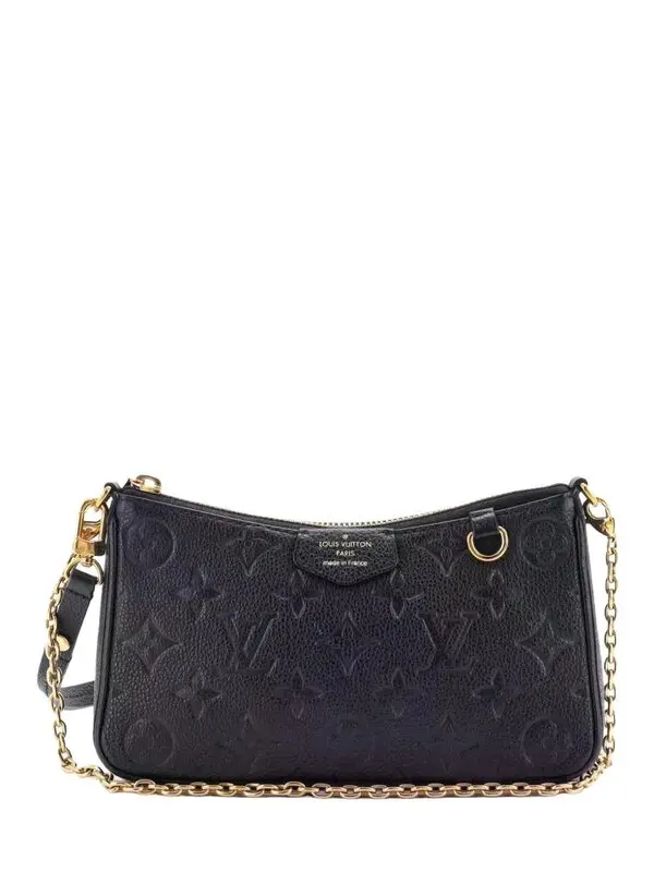 LOUIS VUITTON Easy Pouch On Strap Bag - Black