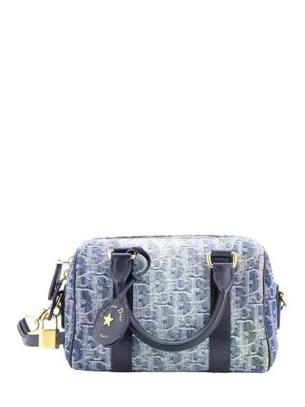 Dior Groove Convertible Bowling Bag - Blue