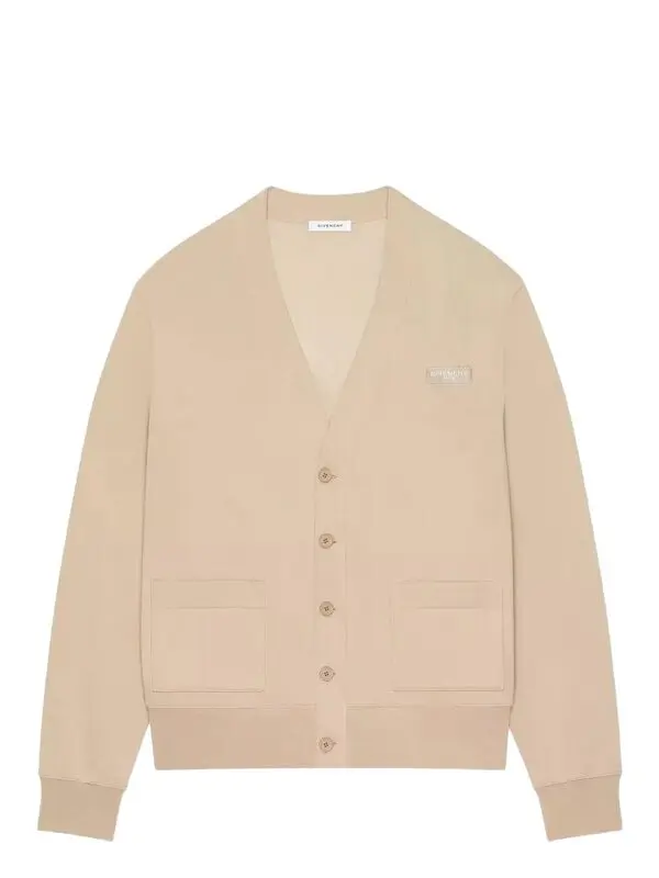 Givenchy Logo Patch Sweater - Neutrals