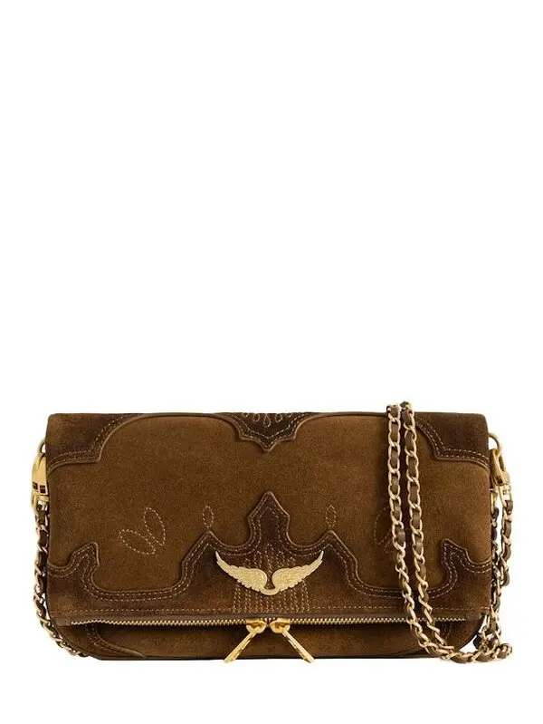 Zadig&Voltaire Rock Western Clutch - Cognac