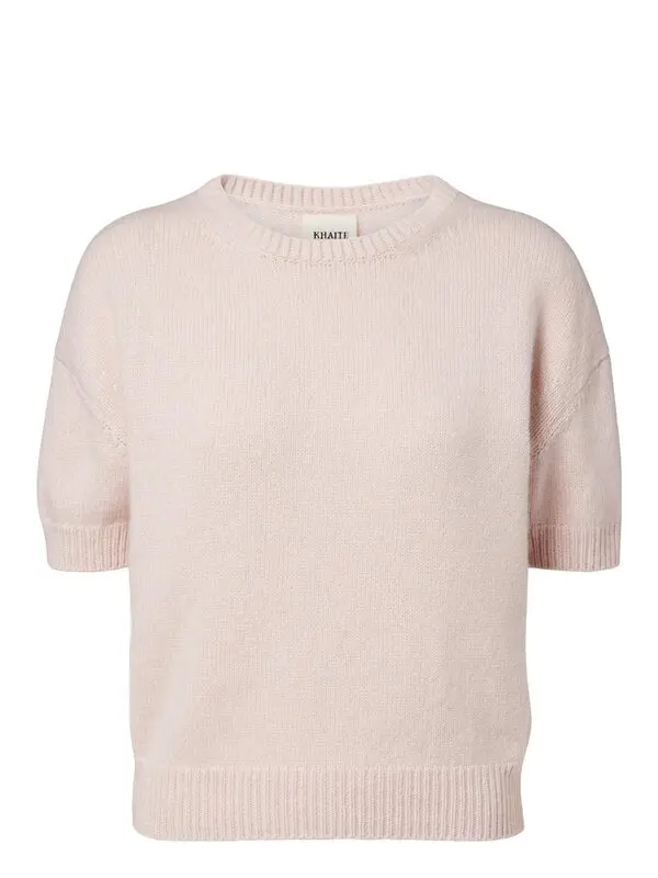 Khaite Golden Cashmere Sweater - Pink