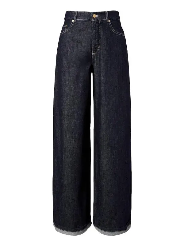 Max Mara Wide-leg Jeans - Blue