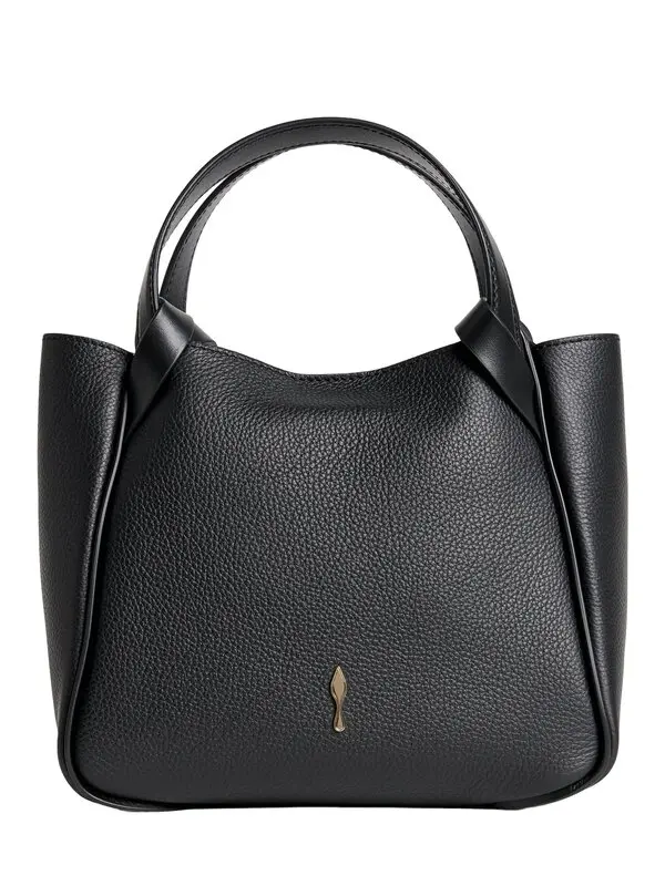 CHRISTIAN LOUBOUTIN Bettina Mini Leather Tote Bag - Black