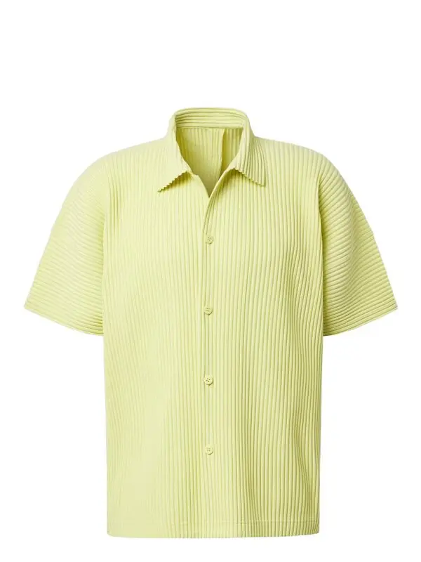Issey Miyake Monthly Colors: May Pleated Shirt - Yellow