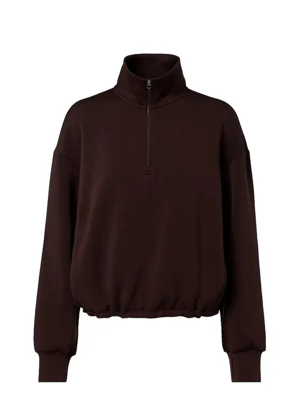 Varley Sian Half-zip Sweatshirt - Brown