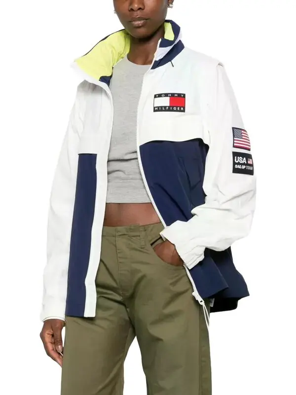 Tommy Hilfiger U.s. Sail Gp Team Logo-patch Jacket - Blue