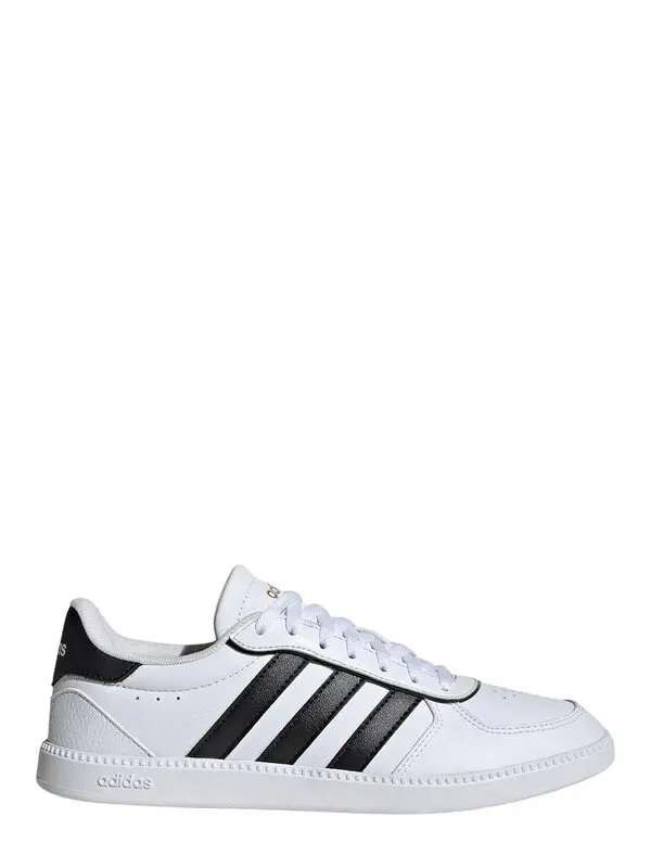 Adidas Breaknet Sleek Sneakers - Cloud White/core Black/gold Metallic