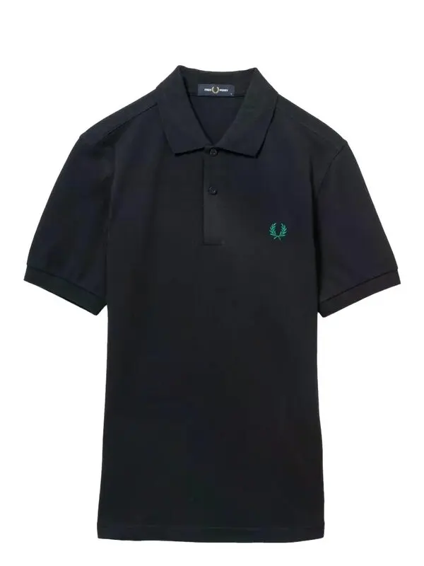 Fred Perry Logo-embroidered Polo Shirt - Blue