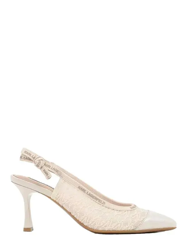 Karl Lagerfeld Sienna Slingback Pumps - Neutrals