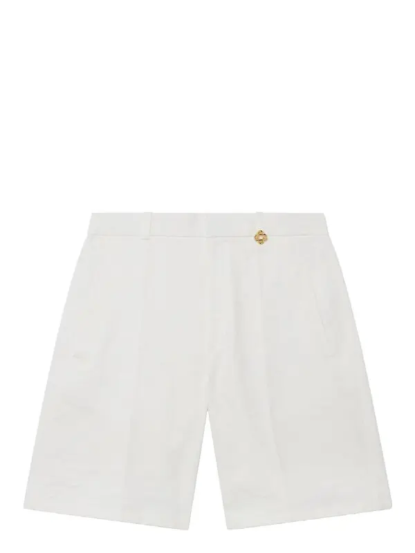 Casablanca Monogram Shorts - White