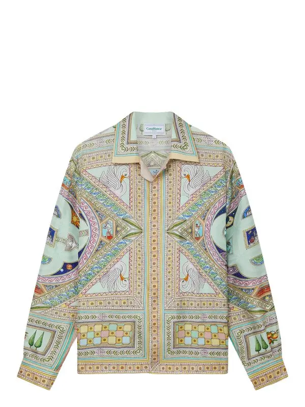 Casablanca Le Labyrinthe Silk Shirt - Multicolor