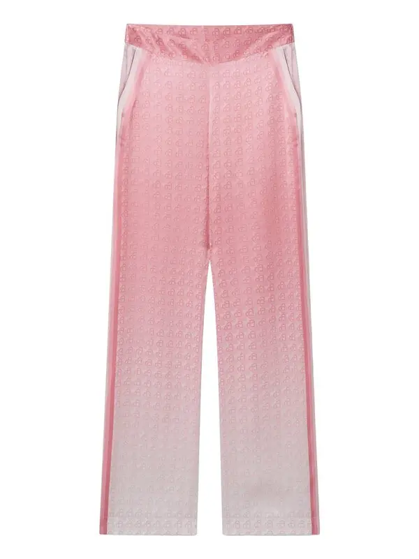 Casablanca Silk Monogram Gradient Trousers - Multicolor
