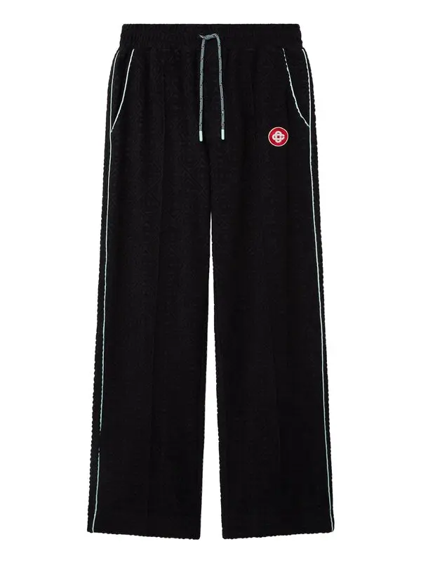 Casablanca Monogram Jacquard Towelling Trousers - Multicolor