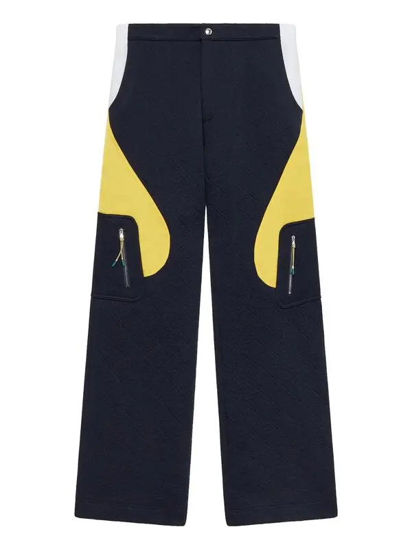 Casablanca Monogram Jacquard Knit Trousers - Multicolor