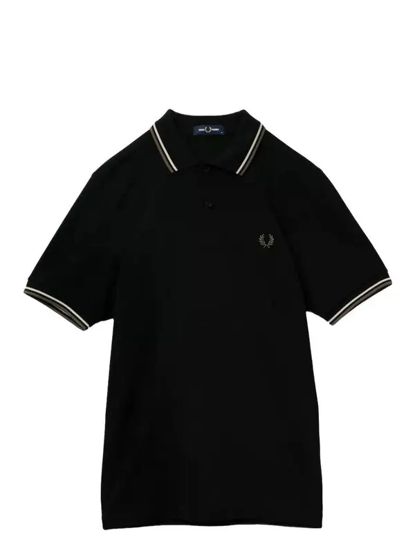 Fred Perry Twin Tipped Polo Shirt - Black
