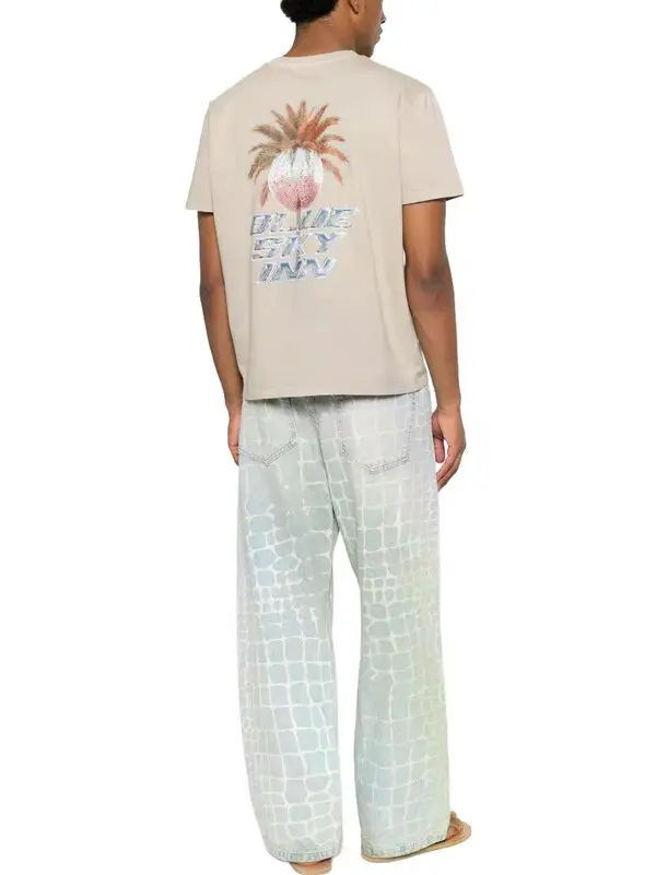 BLUE SKY INN Graphic-print T-shirt - Neutrals