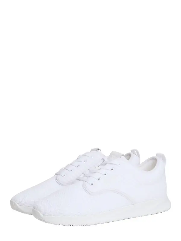 Tommy Hilfiger Textured Knit Runner Sneakers - White