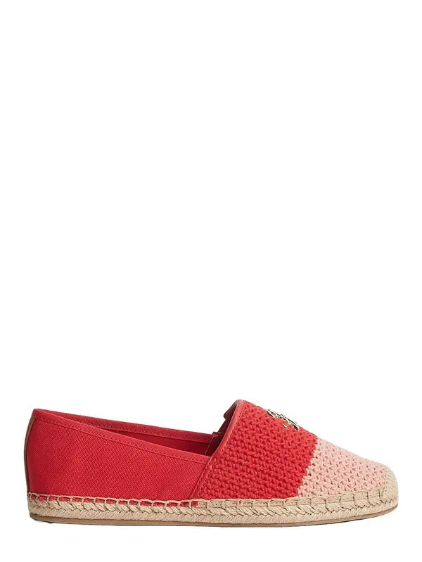 Tommy Hilfiger Script Monogram Crochet Espadrille - Ornamental Red
