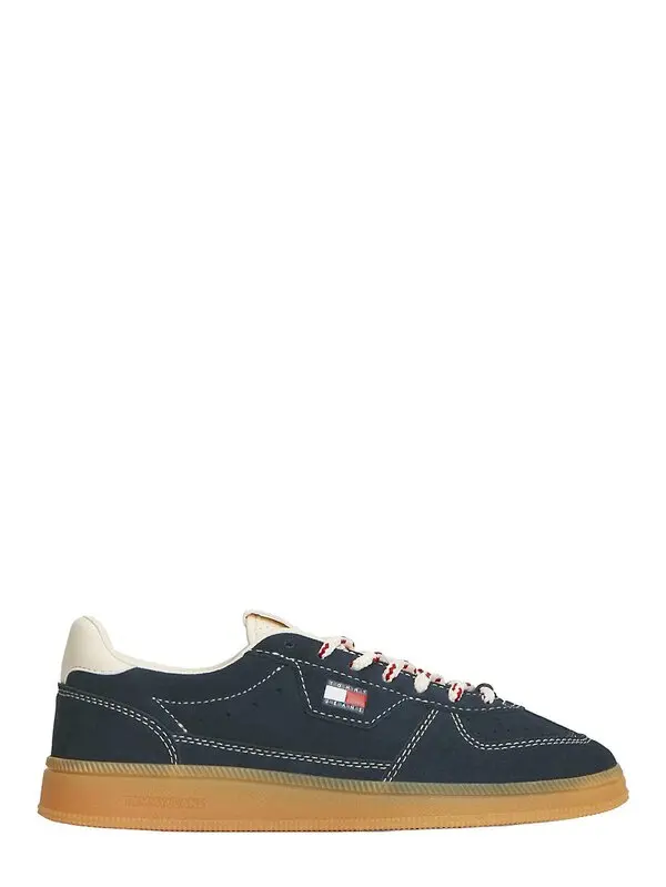 Tommy Hilfiger Two-tone Suede Sneakers - Dark Night Navy