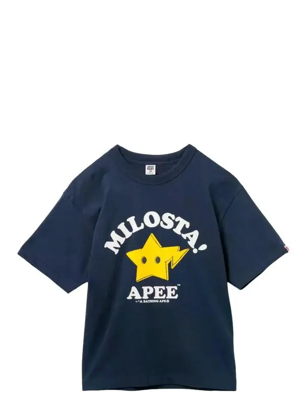 AAPE BY *A BATHING APE Milosta T-shirt - Blue