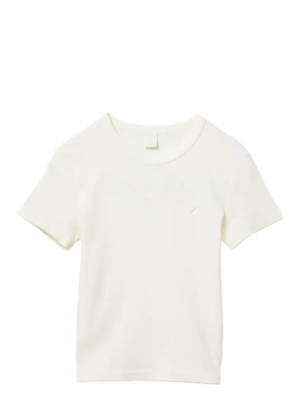 AAPE BY *A BATHING APE Apee™ A Bathing Ape® Heart Badge T-shirt - Neutrals
