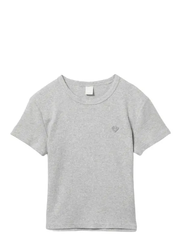 AAPE BY *A BATHING APE Heart Badge T-shirt - Grey
