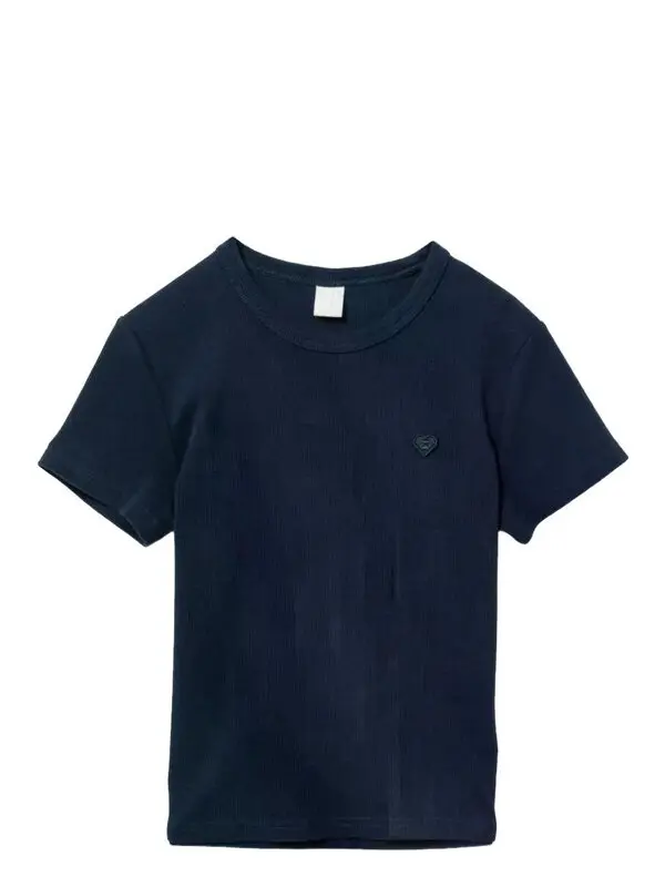 AAPE BY *A BATHING APE Apee™ A Bathing Ape® Heart Badge T-shirt - Blue
