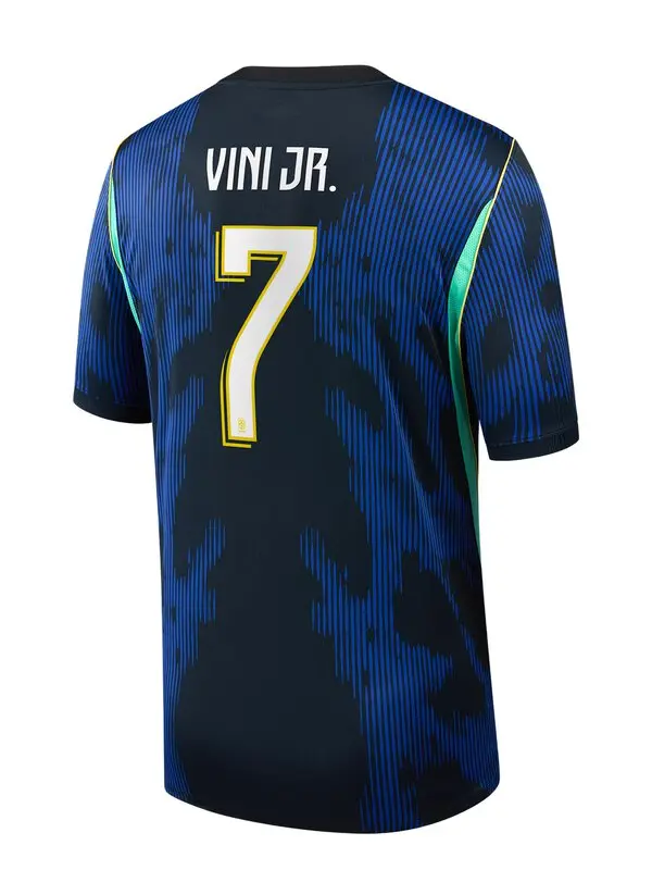 JORDAN Vinícius Júnior Brazil National Team 2026 Stadium Away Dri-fit Soccer Jersey - Blue