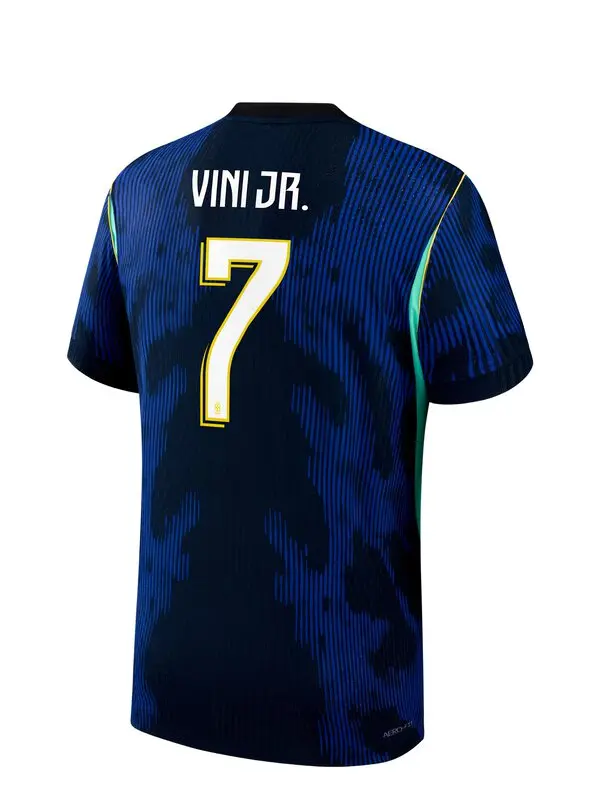 JORDAN Vinícius Júnior Brazil National Team 2026 Match Away Dri-fit Adv Soccer Jersey - Blue