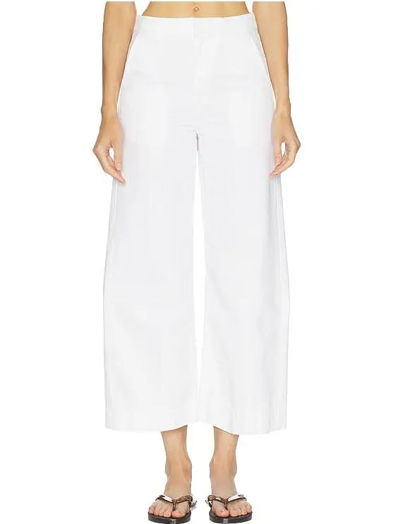 Joe's Jeans The Clean Denim Trouser Ankle Jeans - White