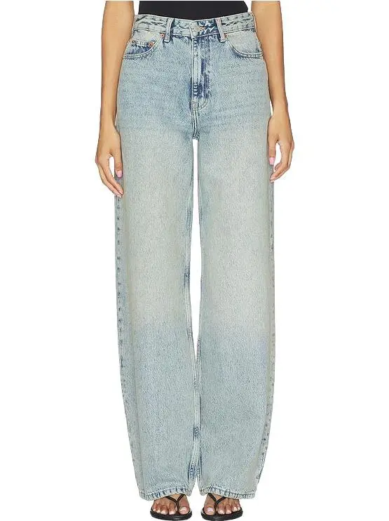 DR. DENIM Donna Wide Leg Jeans - Draft Light Used