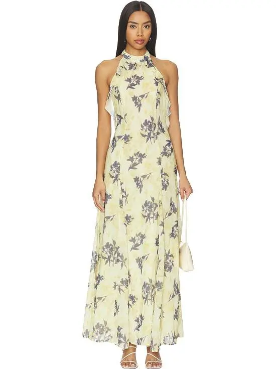 4TH & RECKLESS Portia Open Back Maxi Dress - Multi