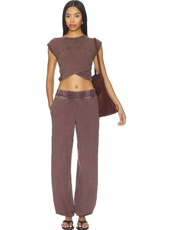 Free People X Hot Shot Crossover Set - Dark Espresso