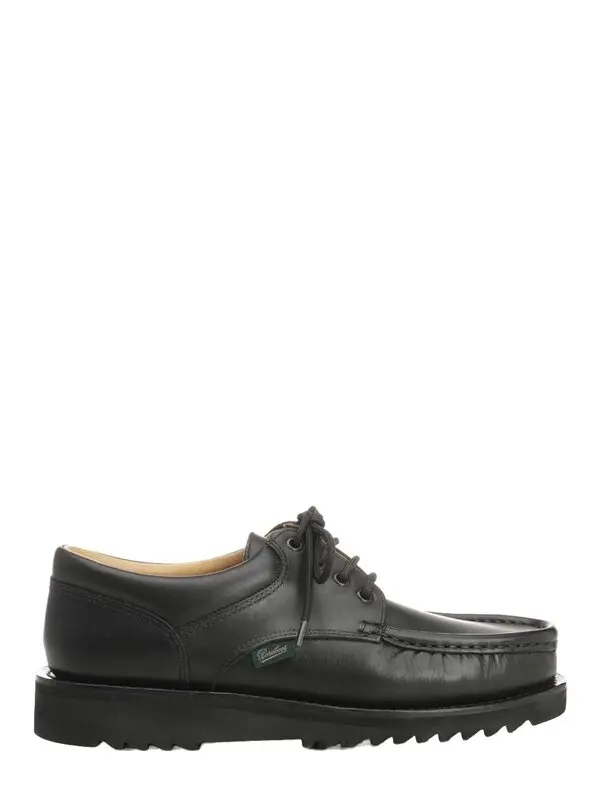 Paraboot Thiers Leather Lace-up Shoes - Black