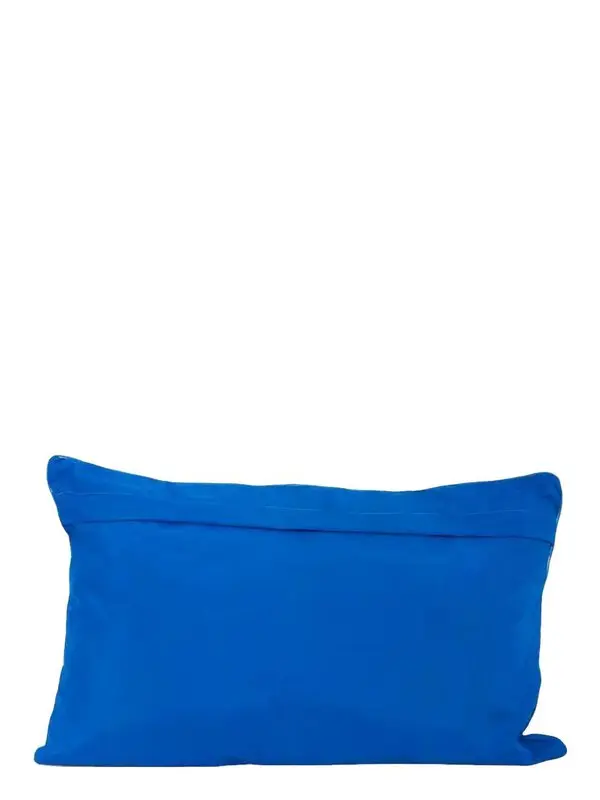CAVALLI E NASTRI Rectangular Pillow Geometric Print - Blue