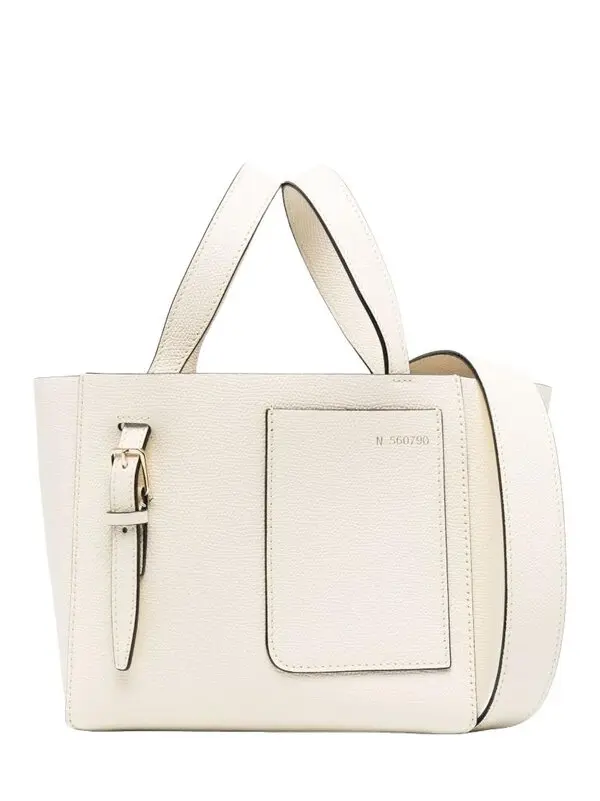 VALEXTRA Mini Bucket Bag - White