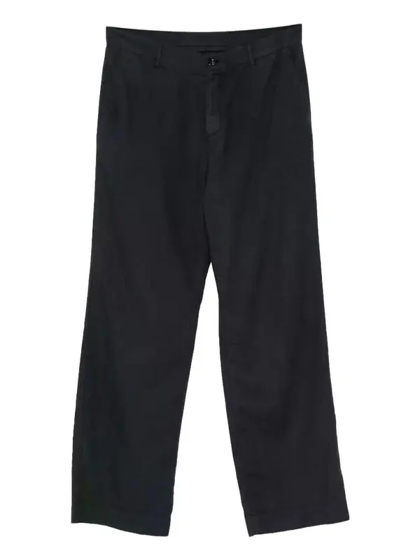 CELLAR DOOR Button Detail Trousers - Blue